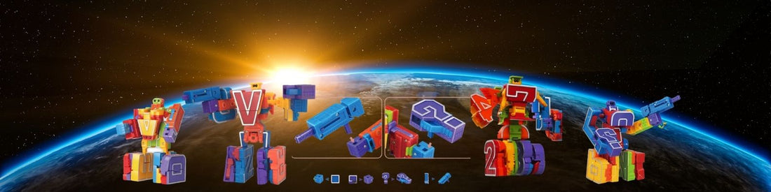 Alphatron Toys - Kids Learning & Alphabet Transformer Toys