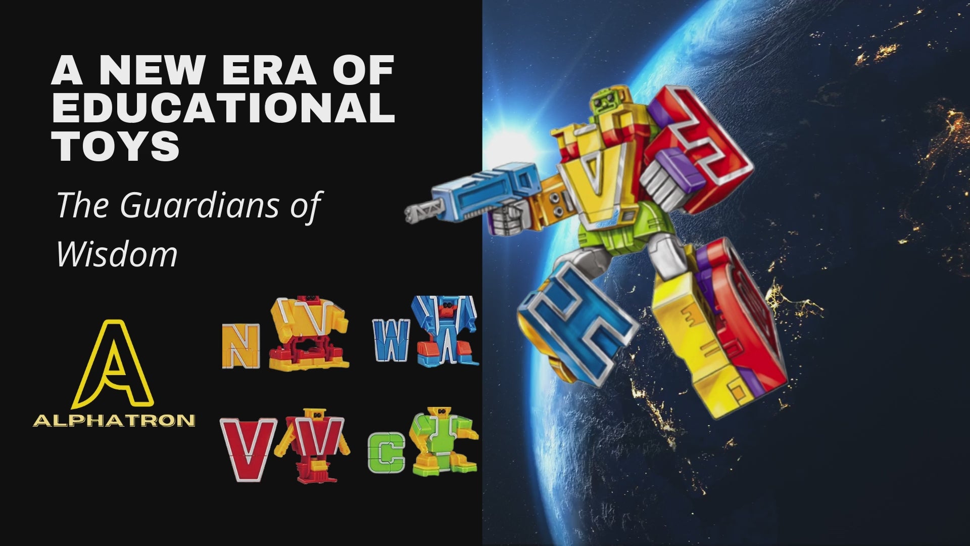 Alphatron Toys - Kids Learning & Alphabet Transformer Toys