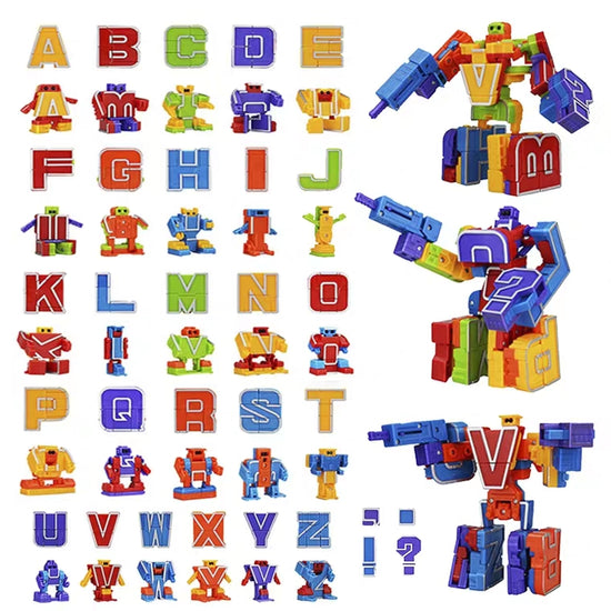 Alphatron Toys - Kids Learning & Alphabet Transformer Toys