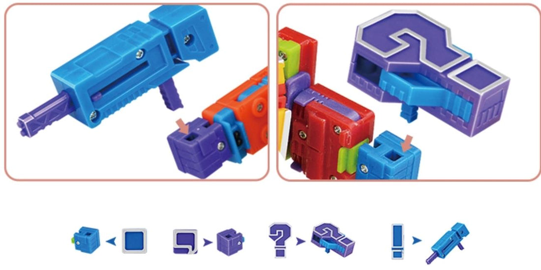 Alphatron Toys - Kids Learning & Alphabet Transformer Toys